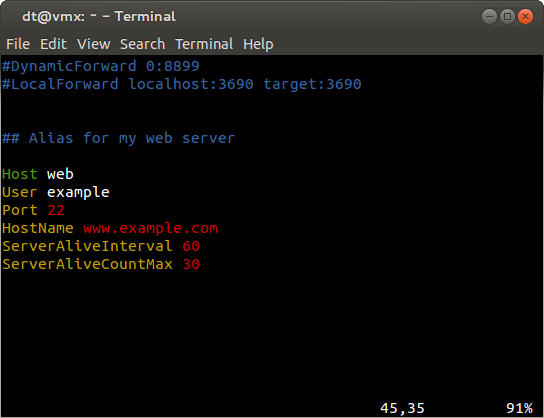 Using The SSH Config File